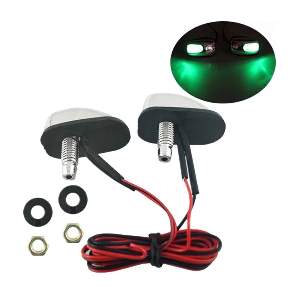 Universal Car Windshield Jet LED Light Windscreen Spray Nozzle Wiper ...