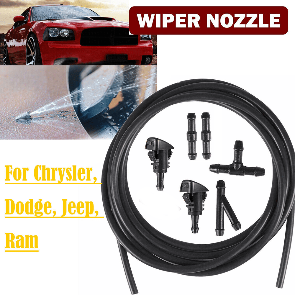 Universal Car Windshield Wiper Washer Squirter Nozzle Spray Jet Kit ...