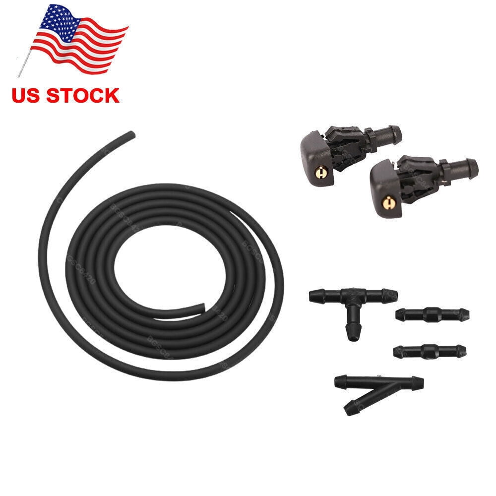 Universal Car Windshield Wiper Washer Squirter Nozzle Spray Jet Kit ...