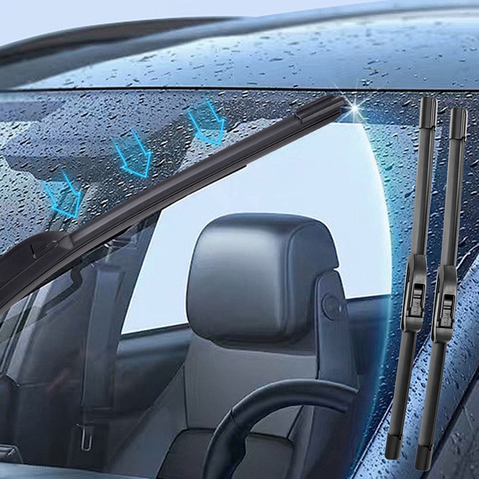 Universal Car Wiper, High-Definition Silent, Boneless U-Shape, Premium ...