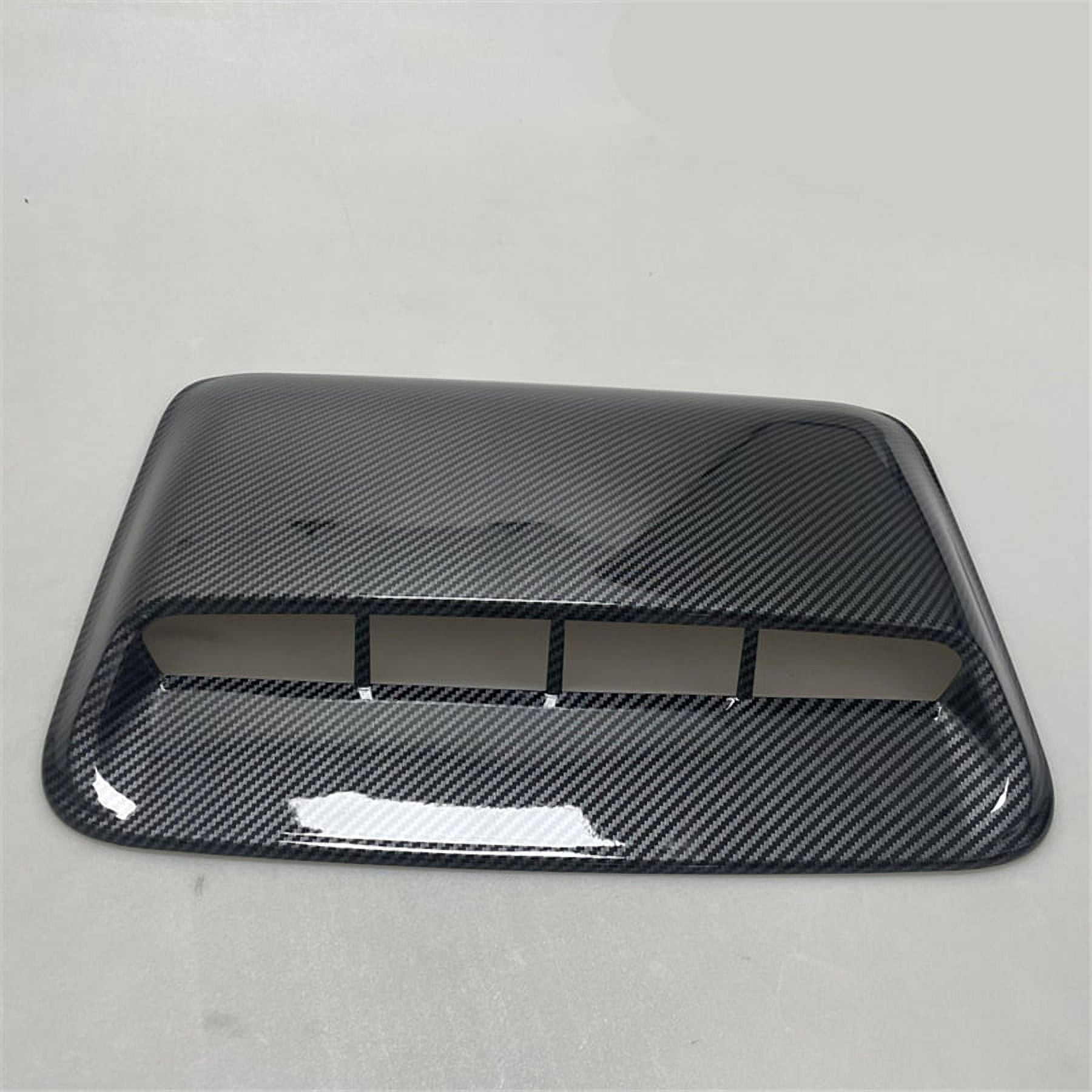 Universal Carbon Fiber Color ABS Car Air Flow Intake Hood Vent ...