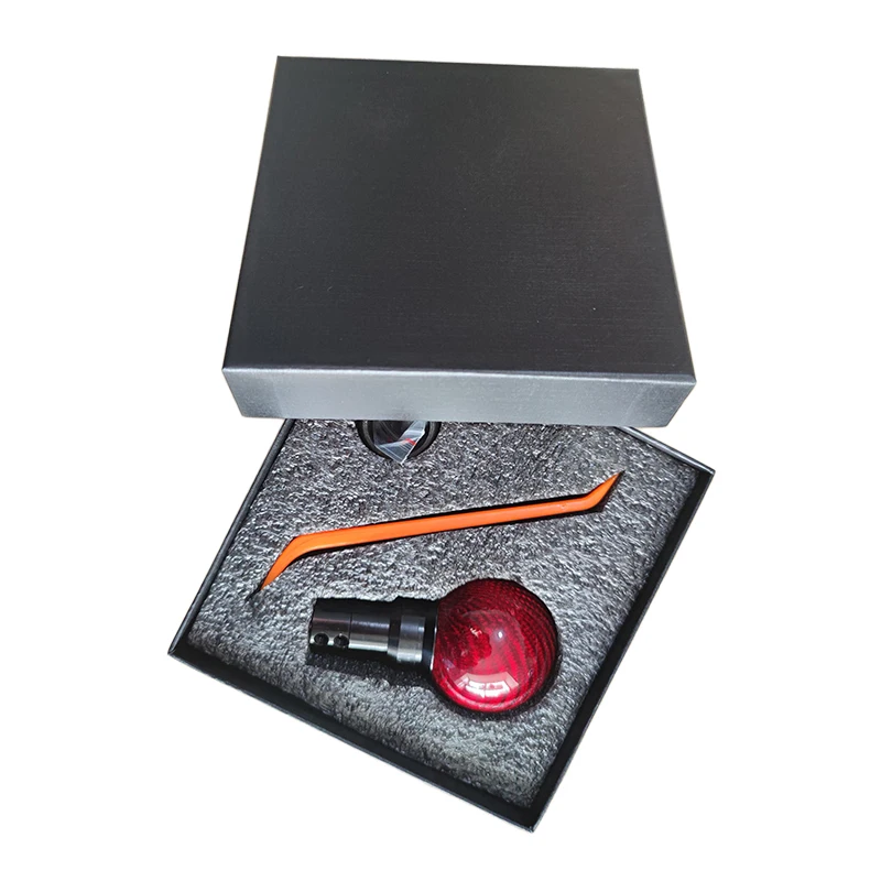 Universal Carbon Fiber Shift knob Round Ball Compatible with Lock ...