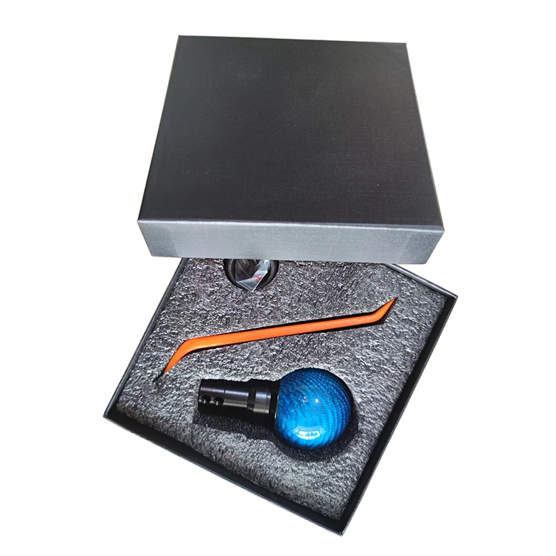Universal Carbon Fiber Shift knob Round Ball Compatible with Lock ...