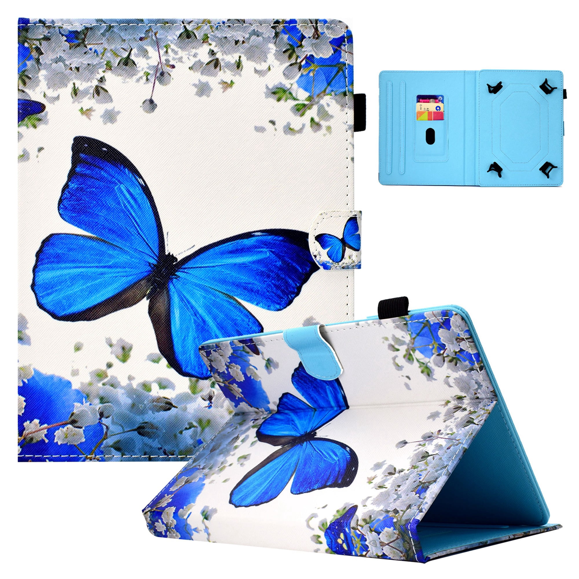 Universal Case for 6.5-7.5" Tablet, Dteck Pretty Pattern PU Leather ...