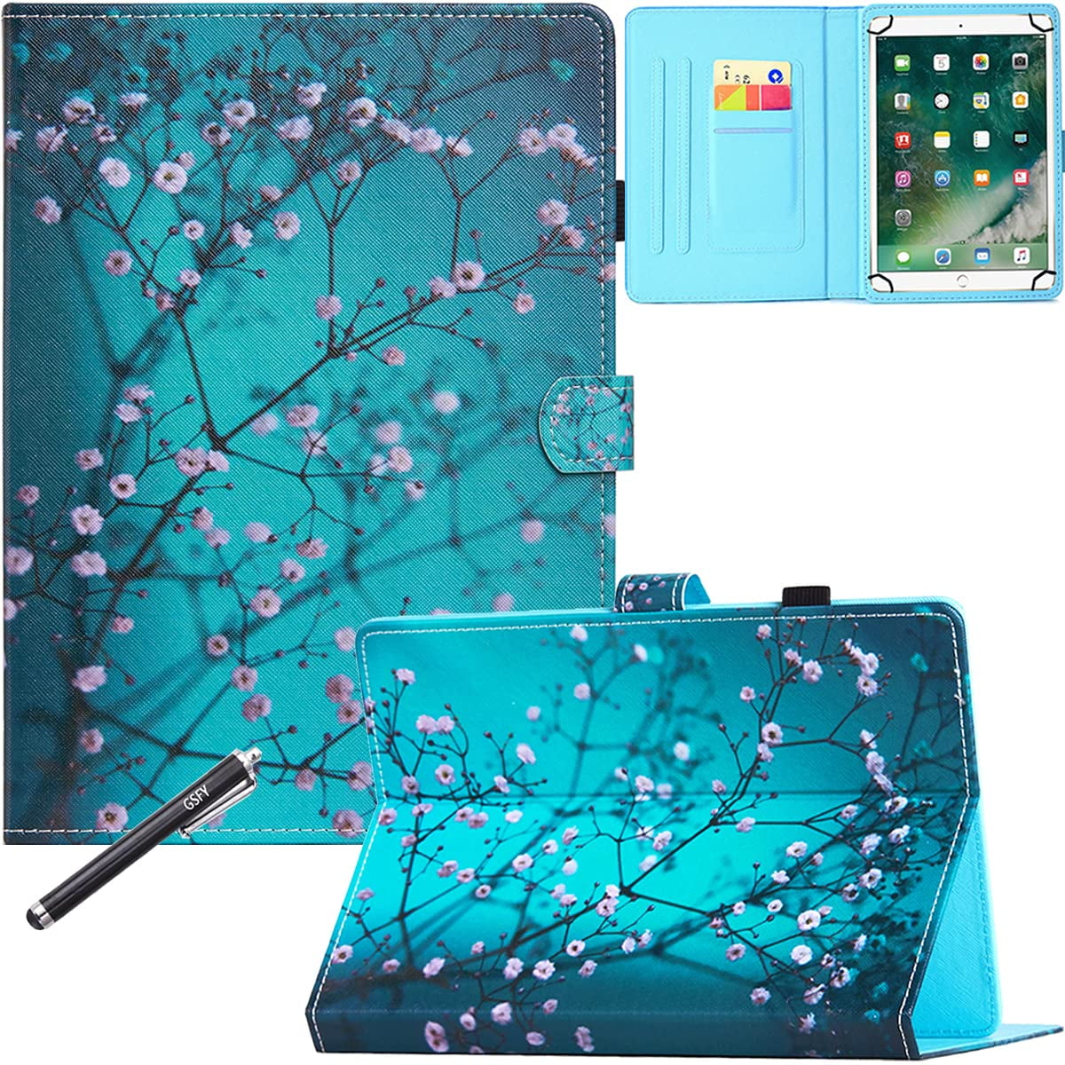 Universal Case for 7.9-8.7 inch Tablet, GSFY Stand Folio Protective ...