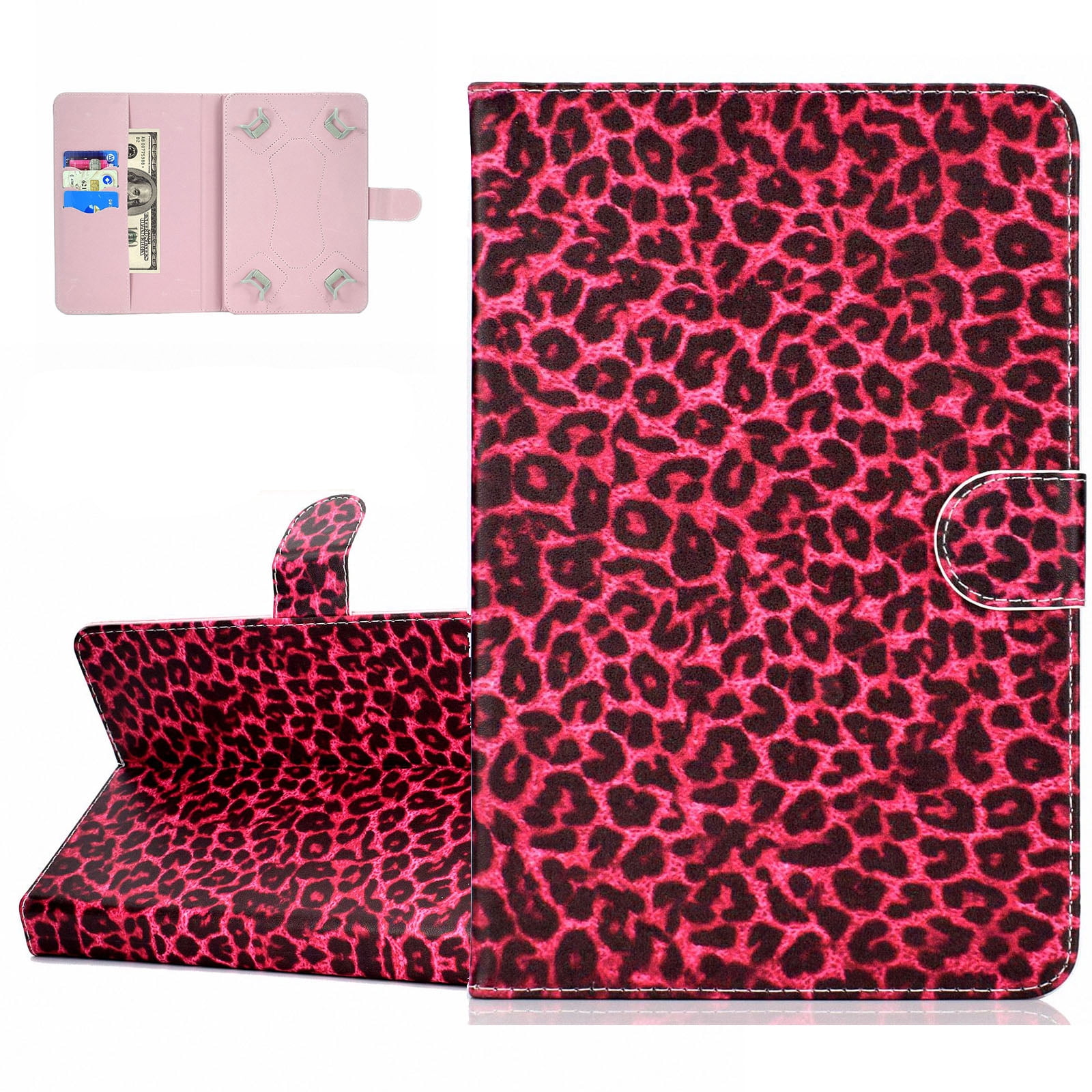 Universal Case for 7 Inch Tablet, Slim Light Weight Wallet Stand Flip ...