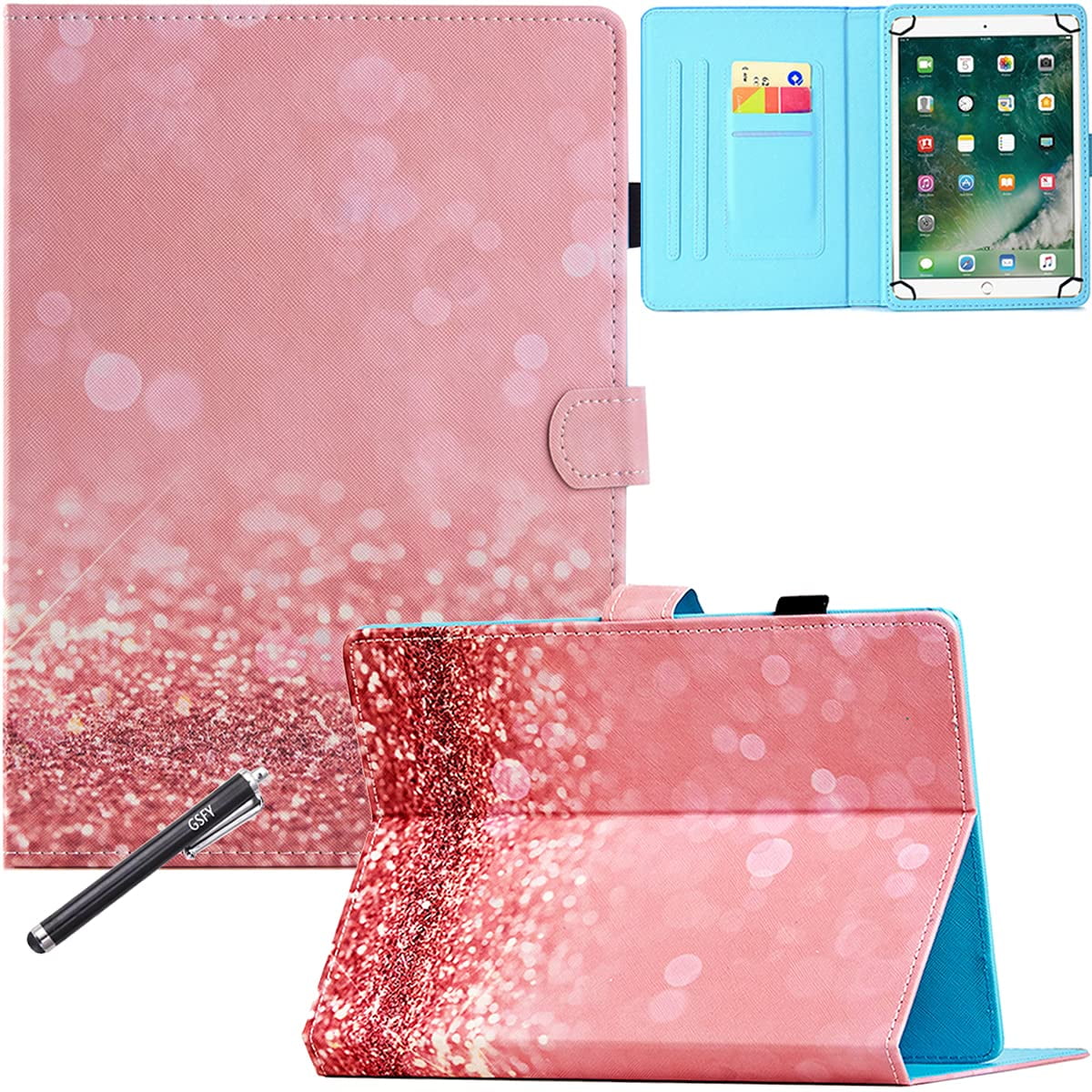 Universal Case for 7 inch Tablet, GSFY Stand Folio Protective Cover for ...