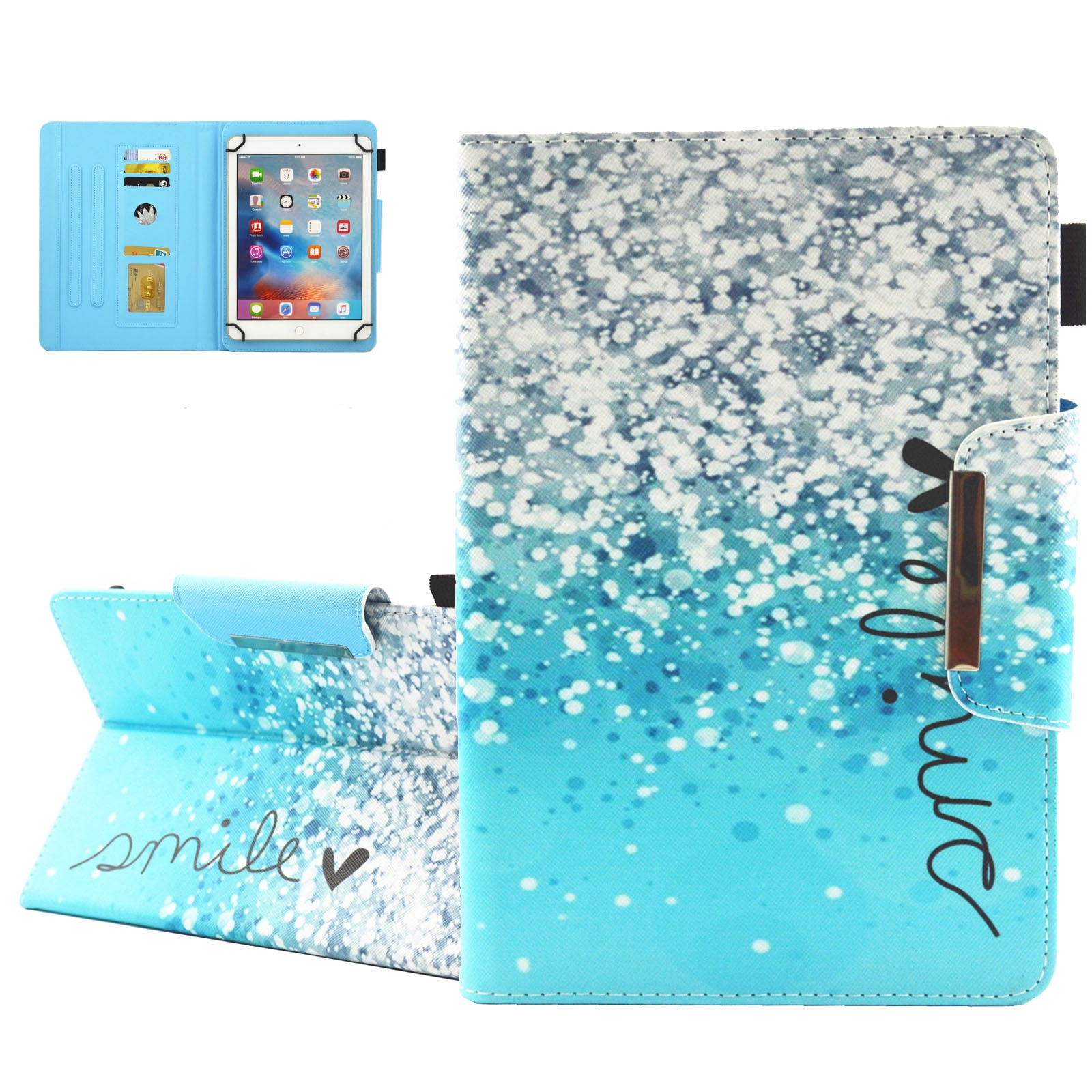 Universal Case for 8/8.3/8.4 In Tablet, Slim Flip Stand Wallet Case for ...