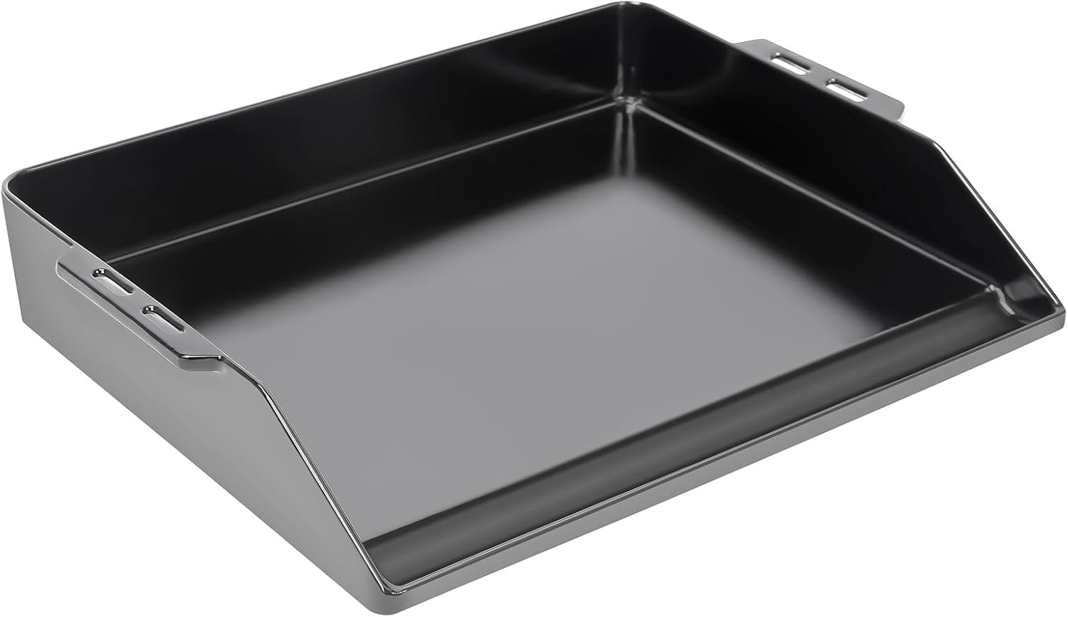 Universal Cast Iron Cooking Griddle 18" x 14", Porcelain Nonstick ...