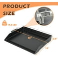 Universal Cast Iron Griddle 18.6" x 14", Pre-Seasoned Nonstick Flat Top ...