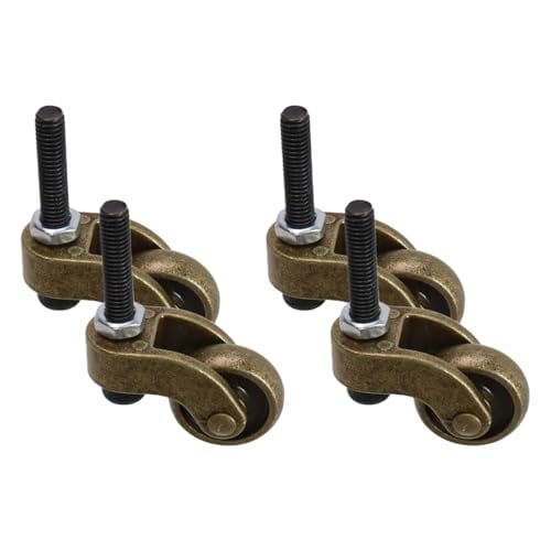 Universal Caster Wheels,Heavy Duty 1 Inch Caster Wheels with M6 ...