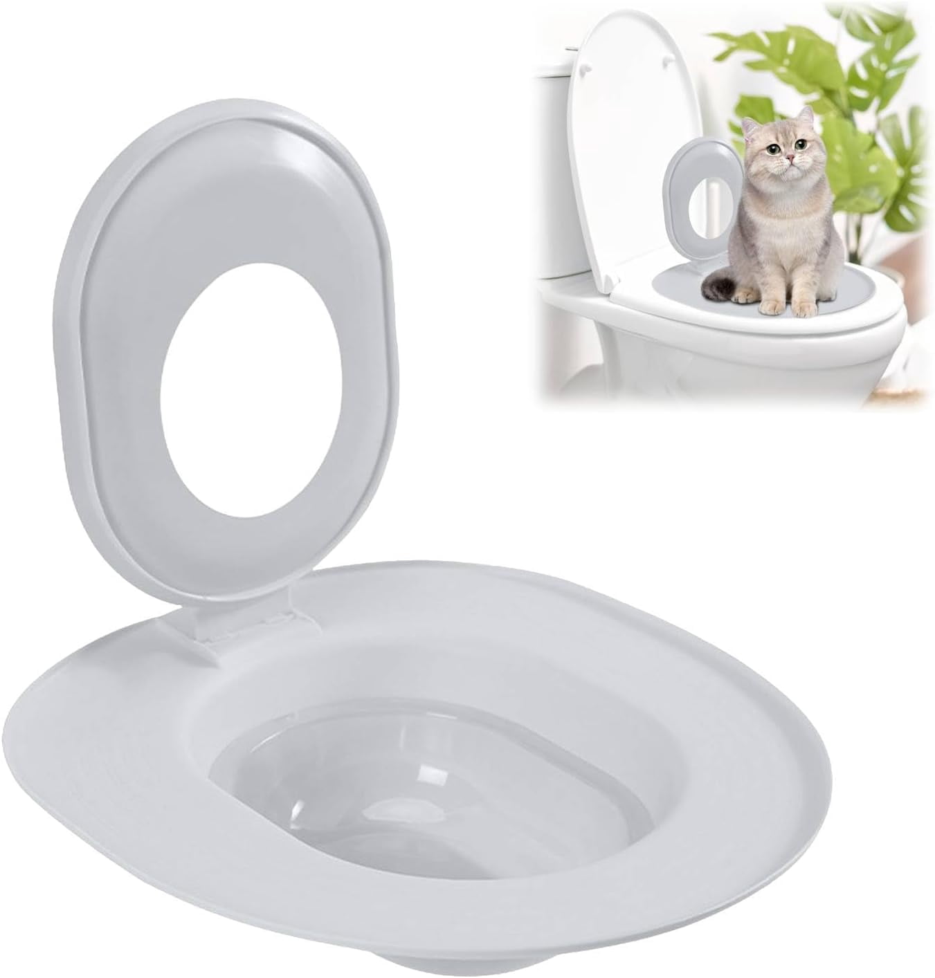 Universal Cat Toilet Training System, Step-by-Step Potty Trainer Kit ...
