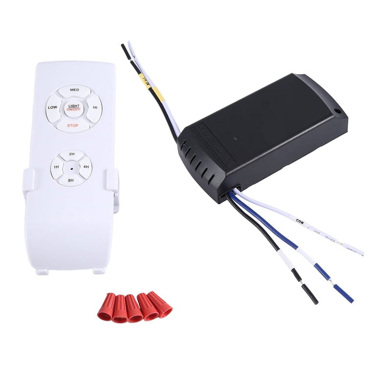 Universal Ceiling Fan Lamp Remote Control Kit AC 110V Timing Setting ...