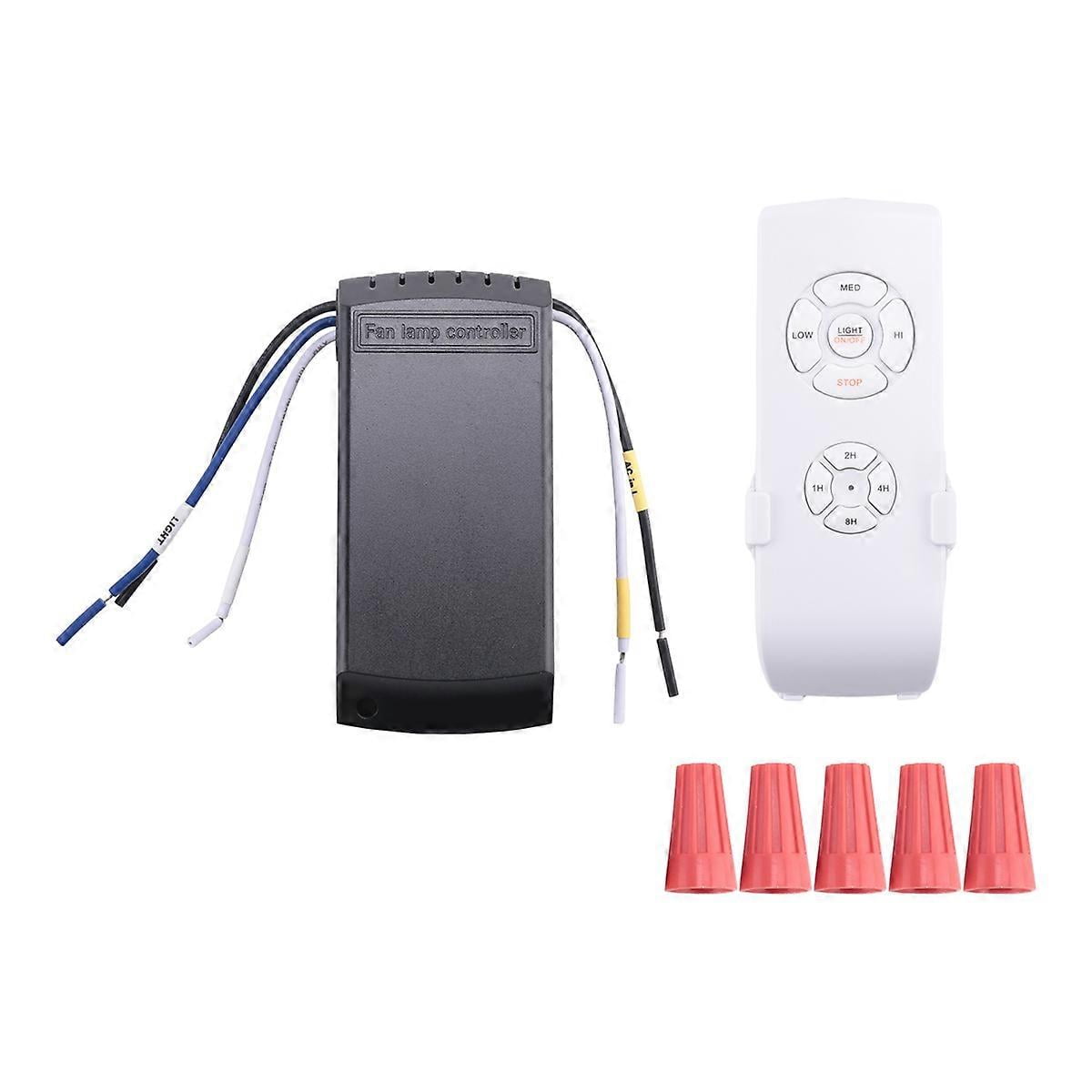 Universal Ceiling Fan Lamp Remote Control Kit Timing Setting Switch ...