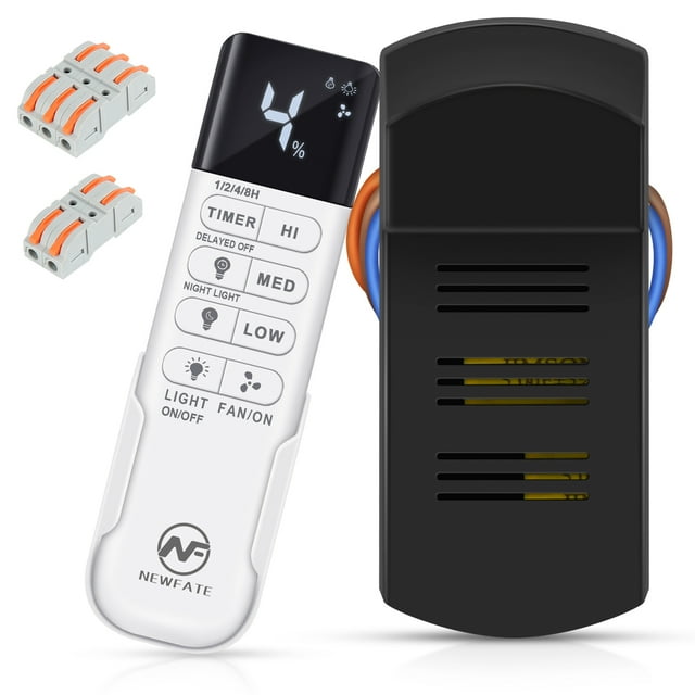Universal Ceiling Fan Remote Control Kit,3-in-1 Fan Controller Remote ...