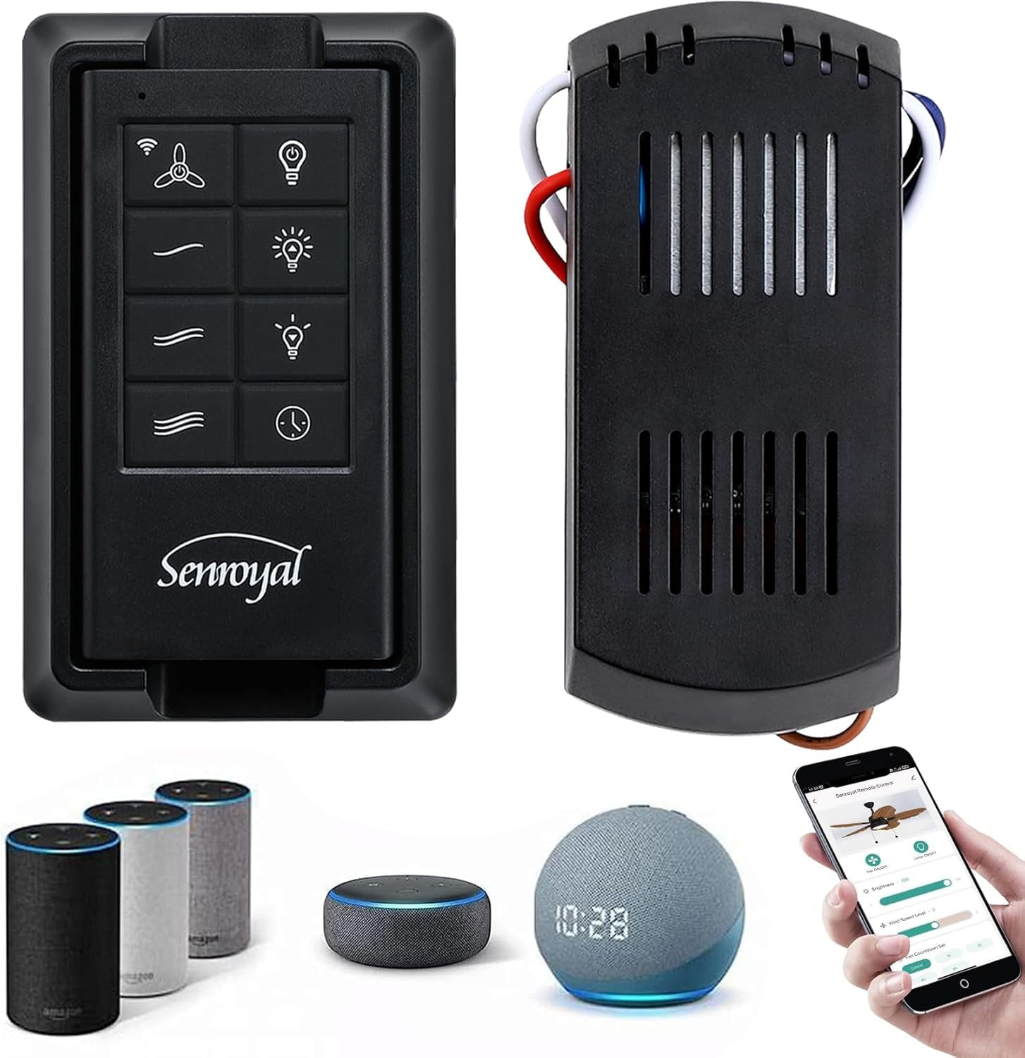 Universal Ceiling Fan Remote Control Kit, Smart Ceiling Fan Light ...