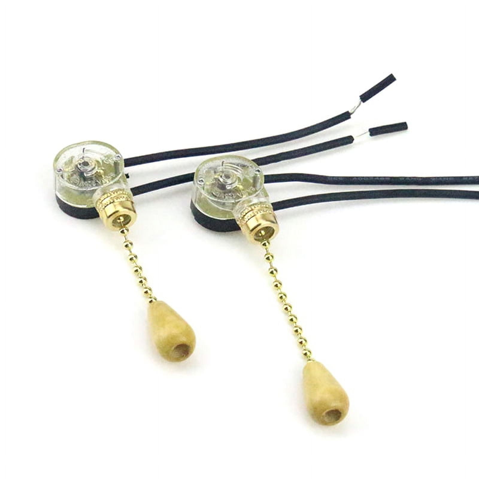 Universal Ceiling Fan Wall Light Replacement Pull Chain Cord Switch ...