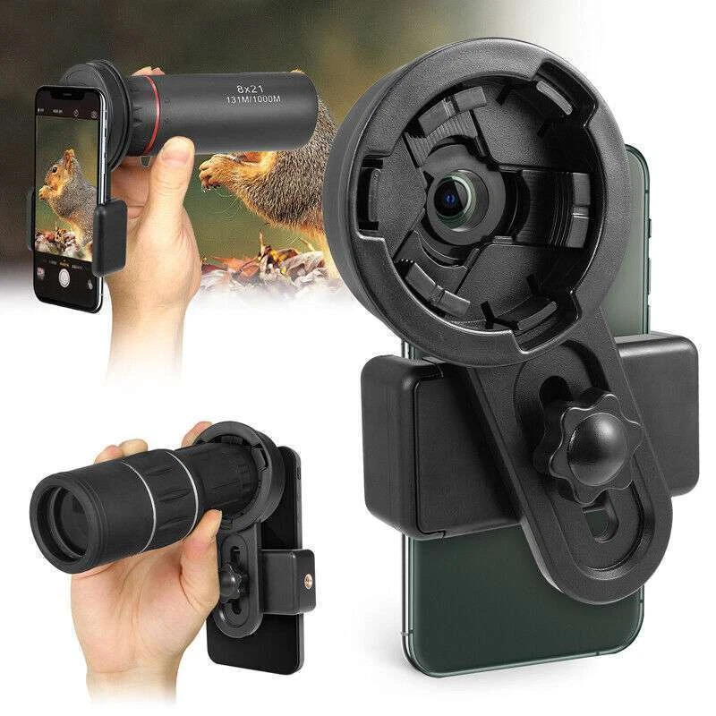 Universal Cell Phone Adapter Mount Binocular Monocular Spotting Scope ...