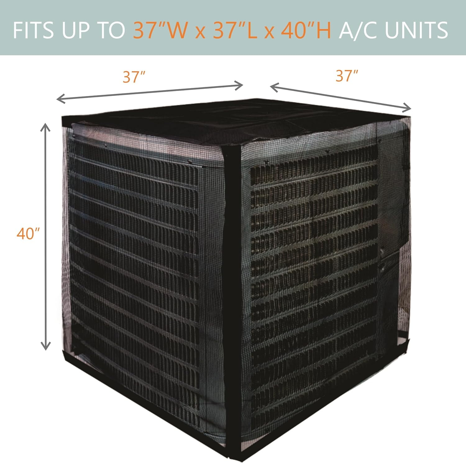 Universal Central Air Conditioner Cover, 37"x37"x40", Heavy Duty ...