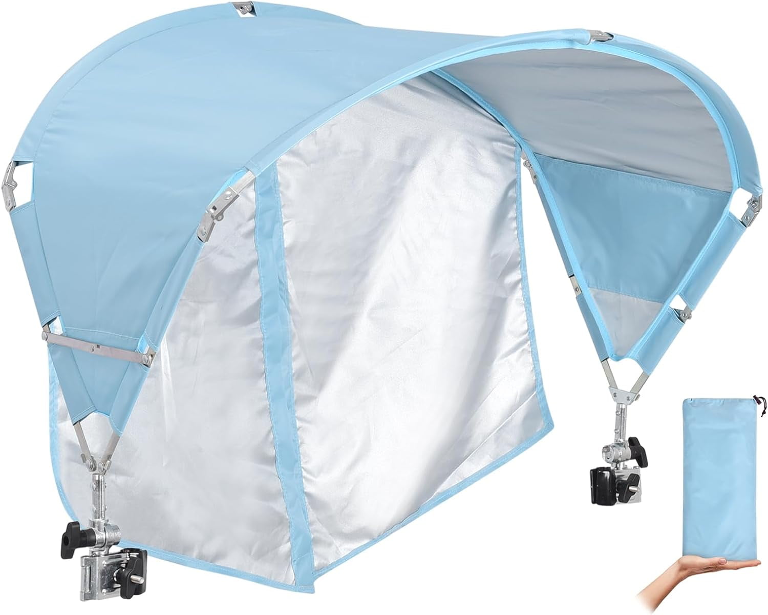 Universal Chair Umbrella Canopy, UPF 50+ Sun Shade with Adjustable ...