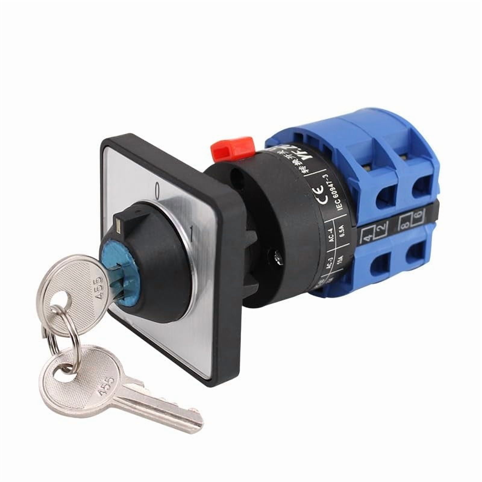 Universal Change-over Switch 22mm Mounting Motor Equipment Power Cut ...