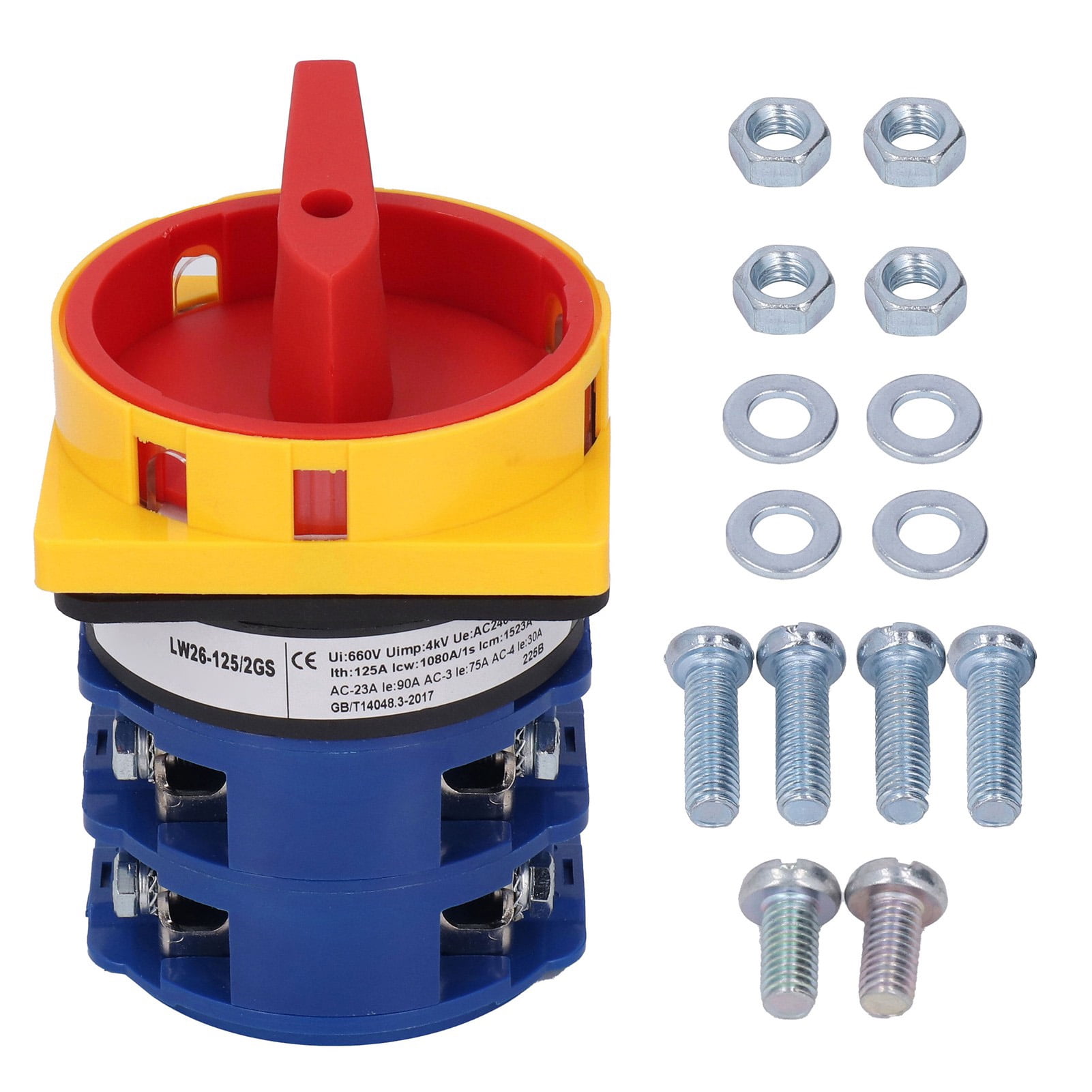 Universal Changeover Switch 2 Position Selector Padlockable Rotary Cam ...