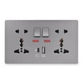 Universal Charge interface 18W 4A Smart Quick Wall Outlet Switch ...