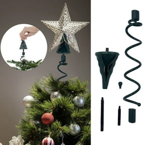 Universal Christmas Tree Topper Holder - Twist-on Stabilizer with ...