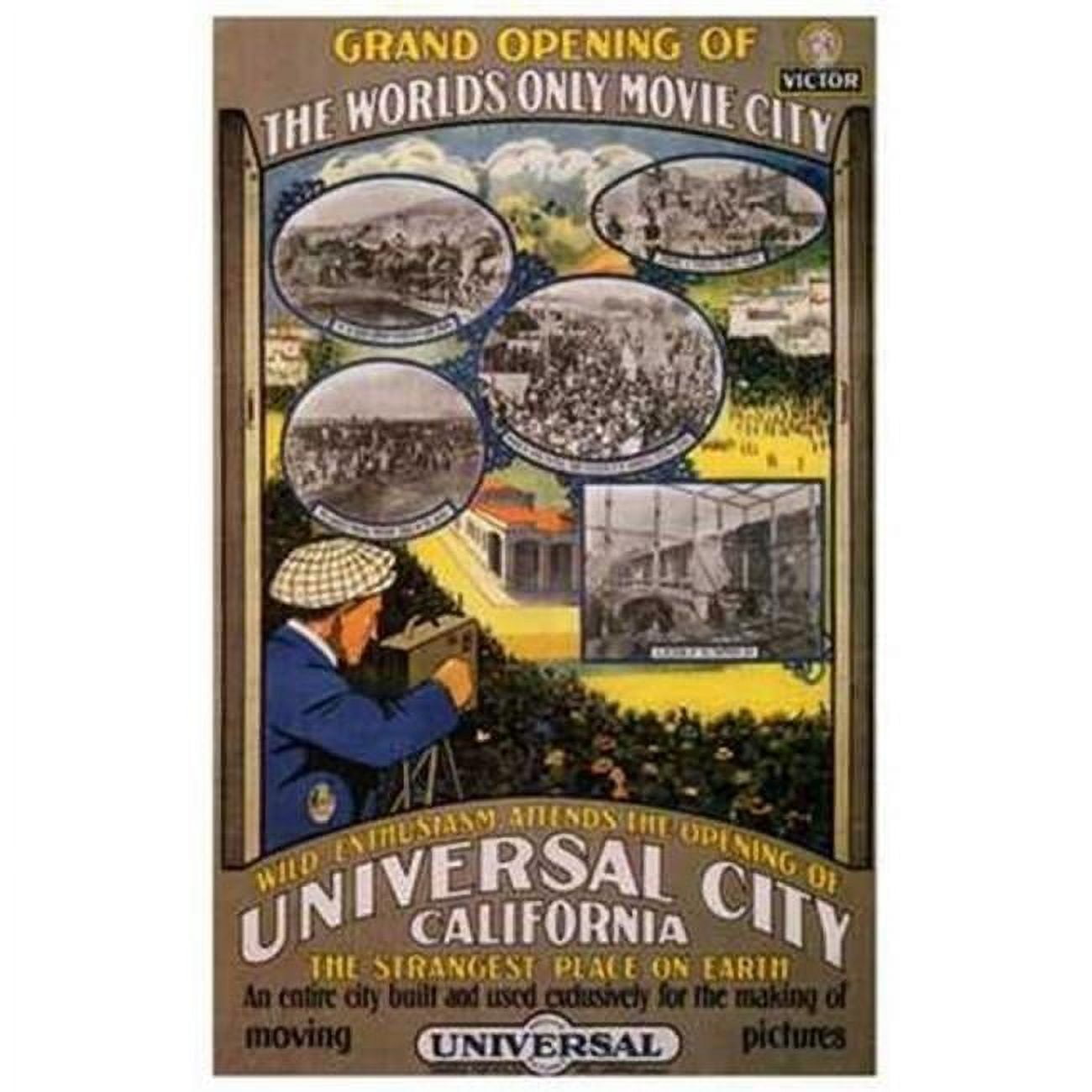 Universal City California Movie Poster - 11 x 17 in. - Walmart.com