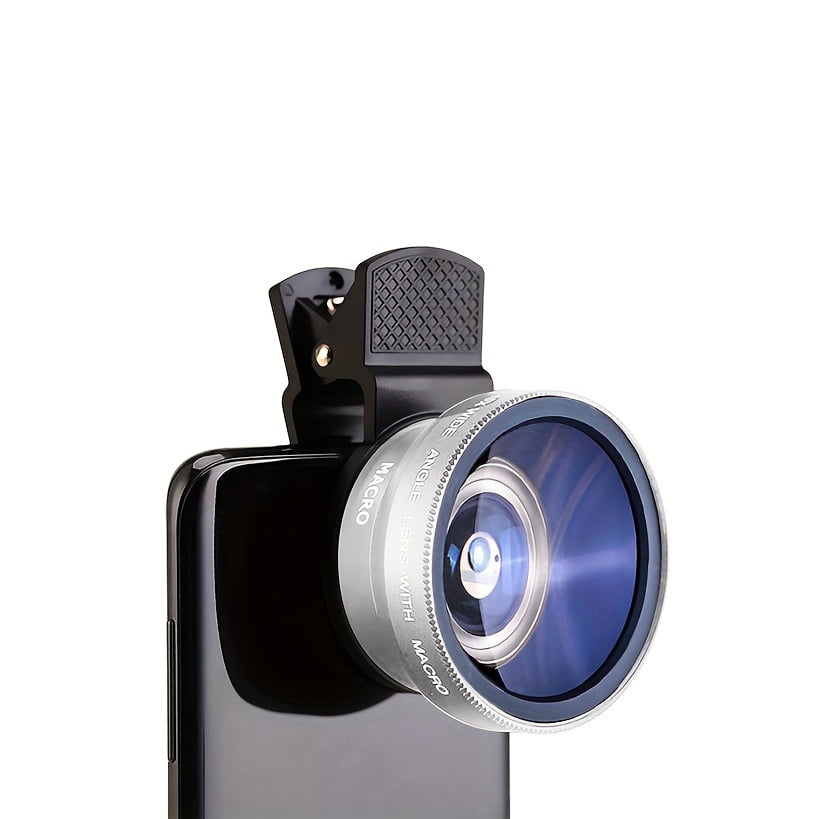 Universal Clip-On Phone Camera Lens - HD Wide Angle & Macro External ...