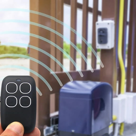 Universal Clone Garage Door Remote Control, 4-Button Learning Key Fob ...