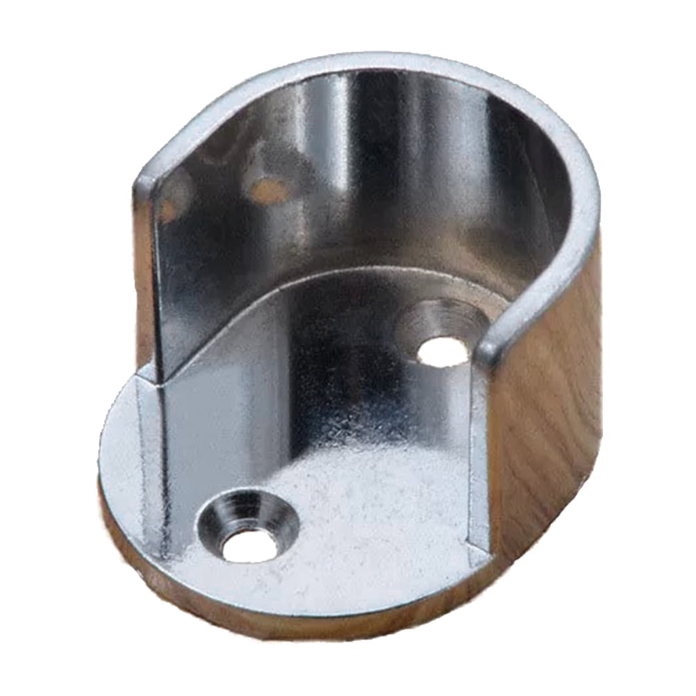 Universal Closet Pole Socket Shower Rod Socket Zinc Alloy Closet Rod ...