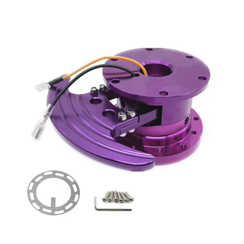 Universal Colorful Racing Steering Wheel Quick Release Hub Kit Adapter ...