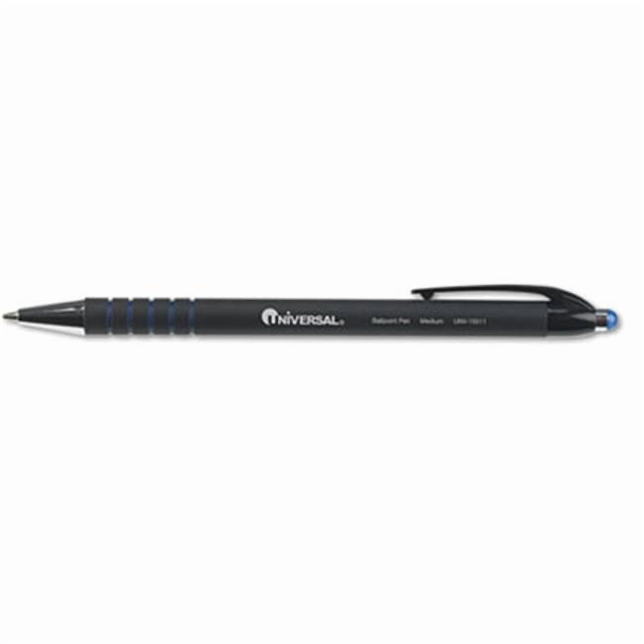 Universal Comfort Grip Ballpoint Retractable Pen - Blue Ink - Medium ...