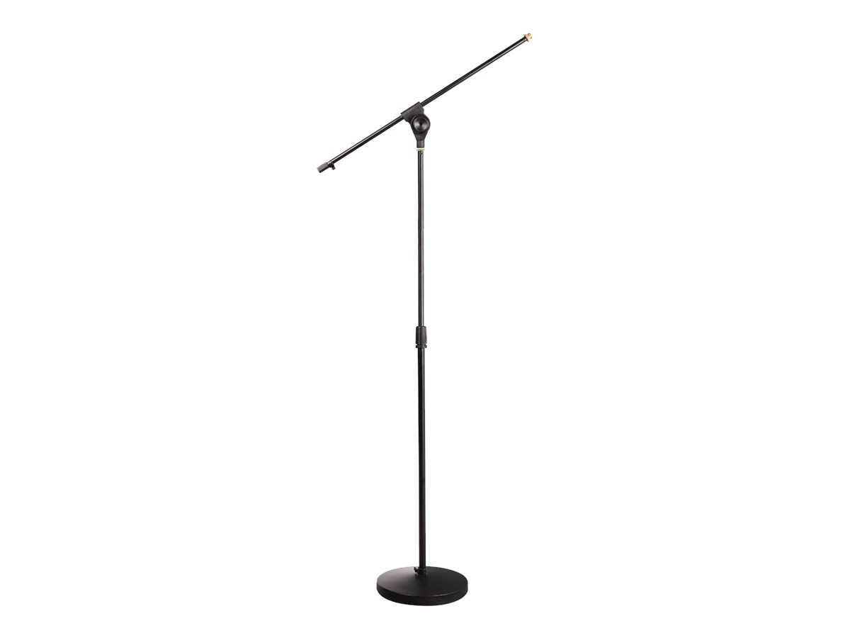 Universal Compact Base Microphone Stand - Adjustable & Extendable Boom ...