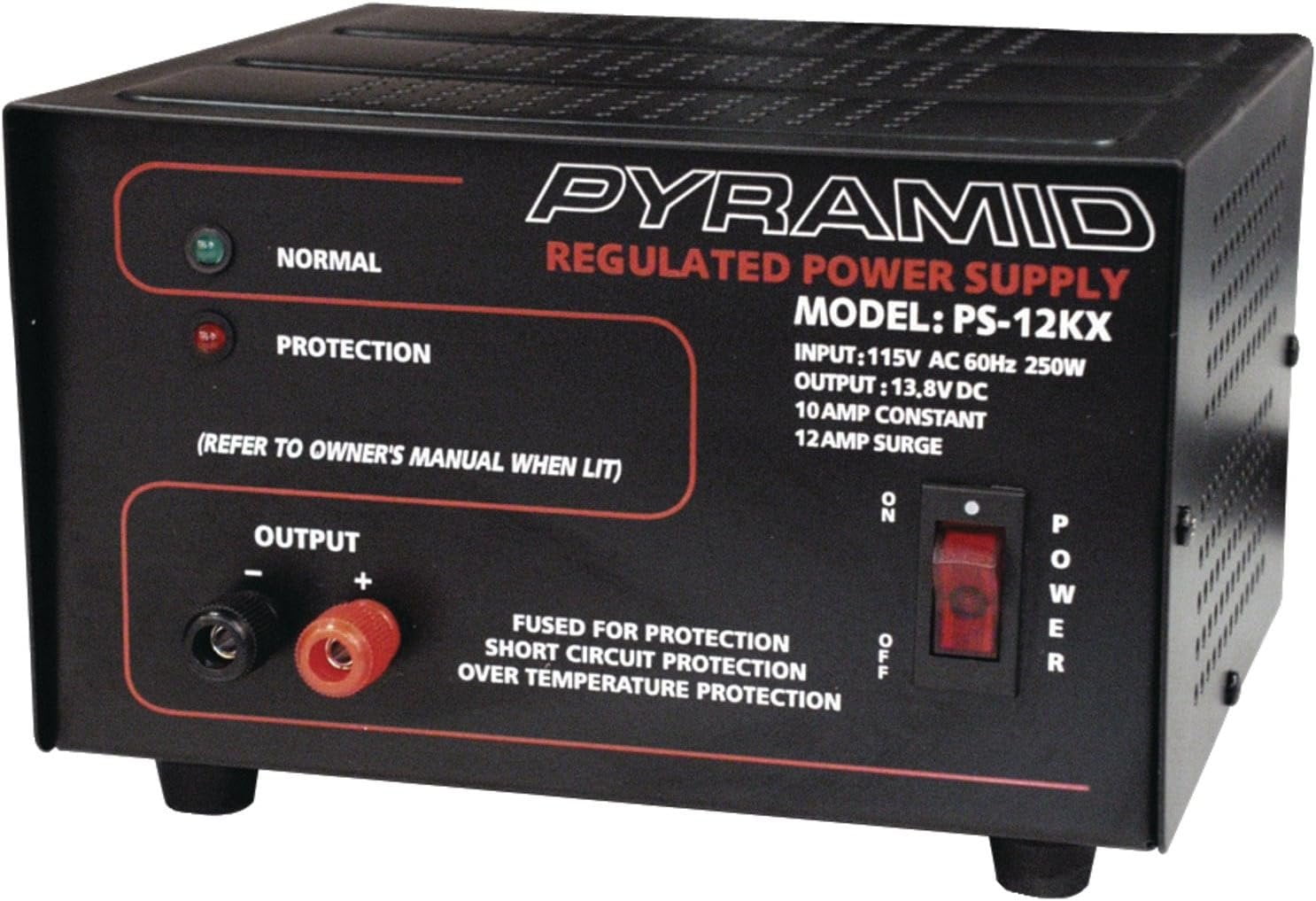 Universal Compact Bench Power Supply - 10 Amp Linear Regulated Home Lab ...
