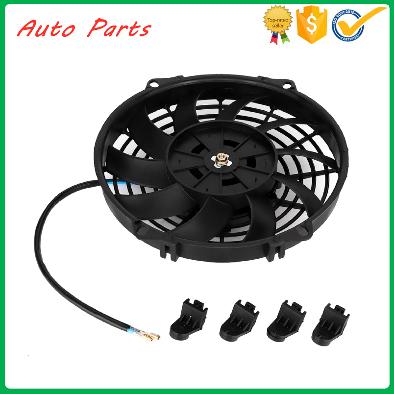 Universal Cooling Fan 24V 9in Car Curved Blade Air Conditioner ...