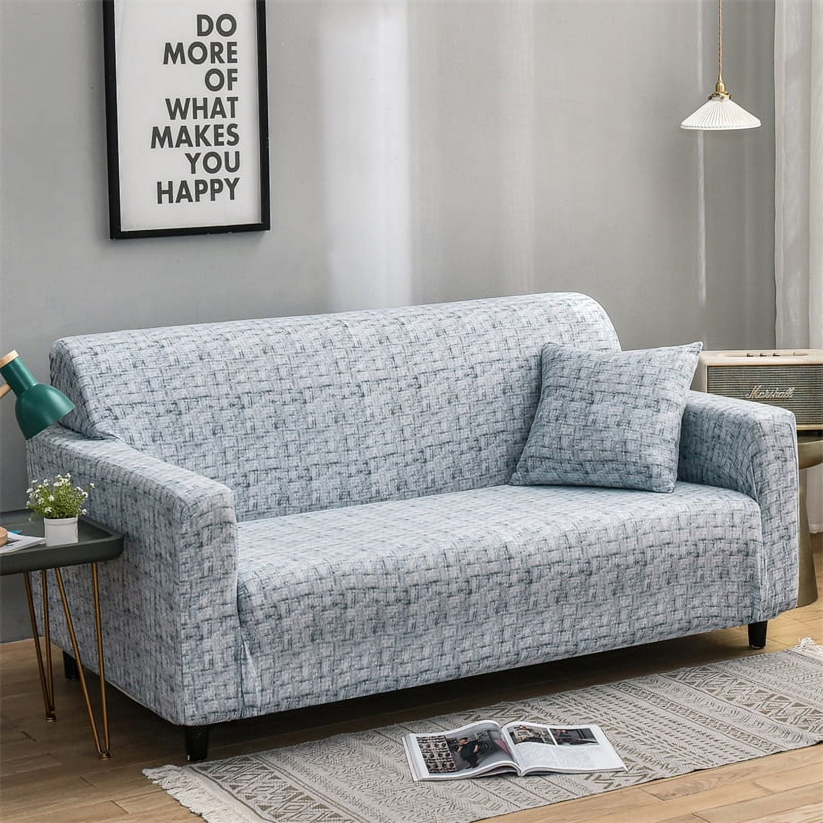 Universal Couch Slipcovers Elastic Sofa Covers for Living Room 1/2/3/4 ...