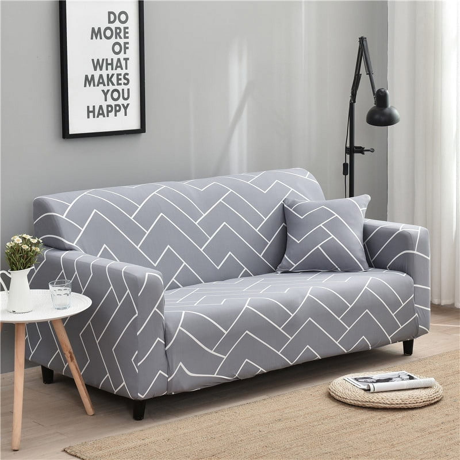 Universal Couch Slipcovers Elastic Sofa Covers for Living Room 1/2/3/4 ...