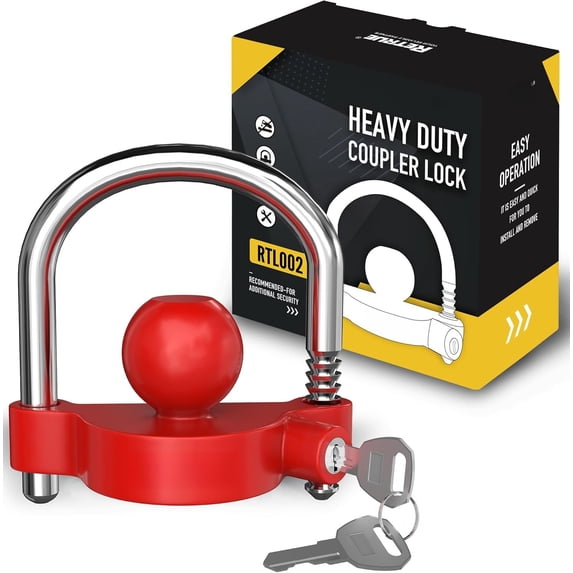 Universal Coupler Lock Trailer Locks Ball Hitch Trailer Hitch Lock ...