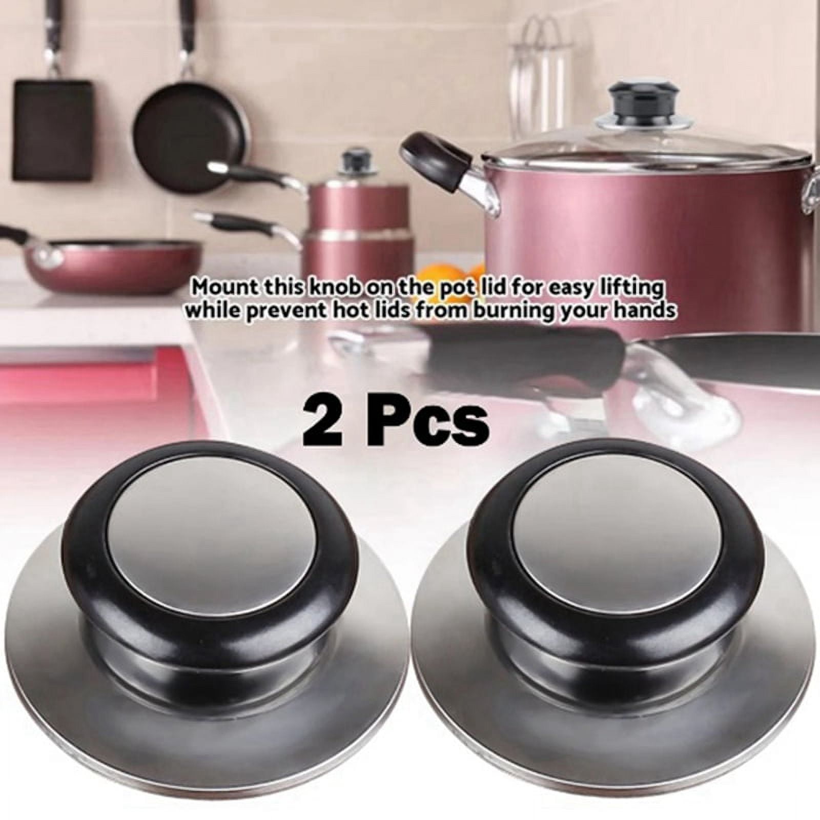 Universal Cover Knob Cap Heat- Cooking Pot Pan Lid Knob Replacement ...