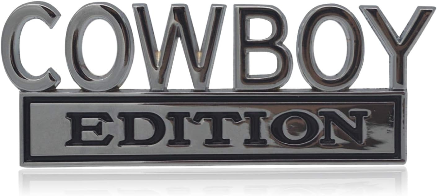 Universal Cow boy Edition Emblem, for Ford F150, Jeep, Chevrolet, Car ...