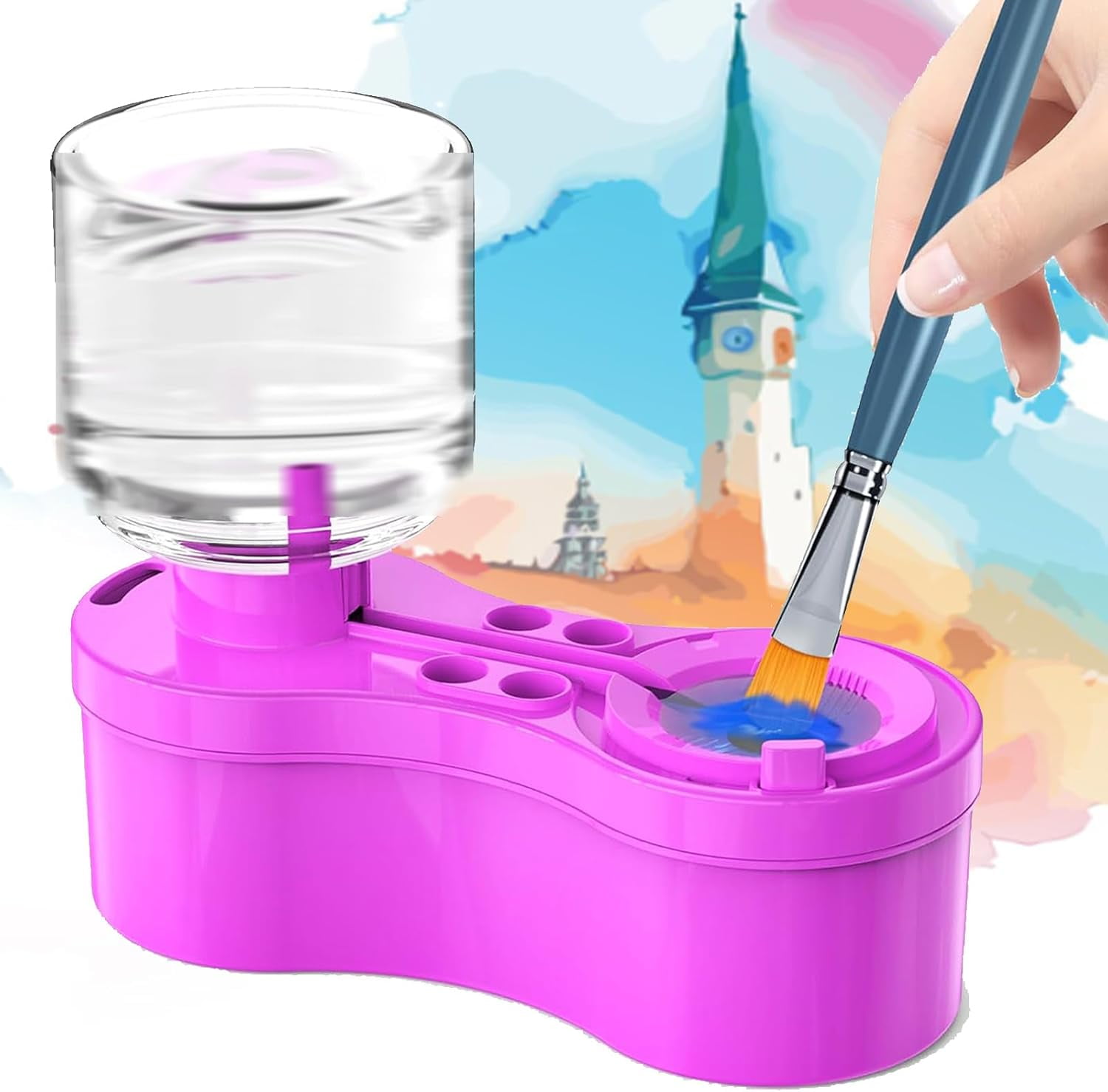 Universal Crafts Paint Brush Cleaner Rinse Cup, 2025 New Multi-Purpose ...