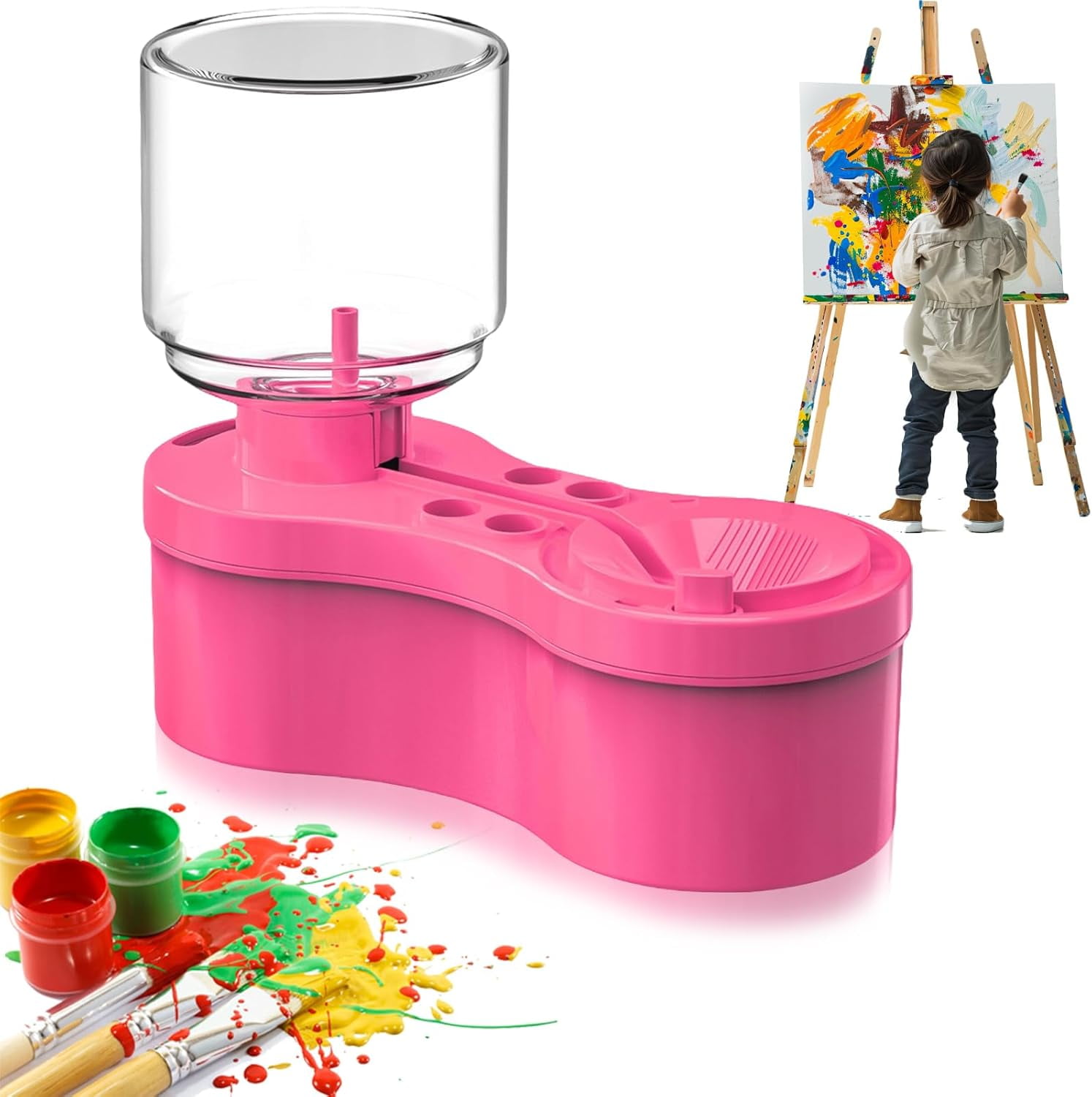 Universal Crafts Paint Brush Cleaner Rinse Cup, Paint Brush Cleaner ...