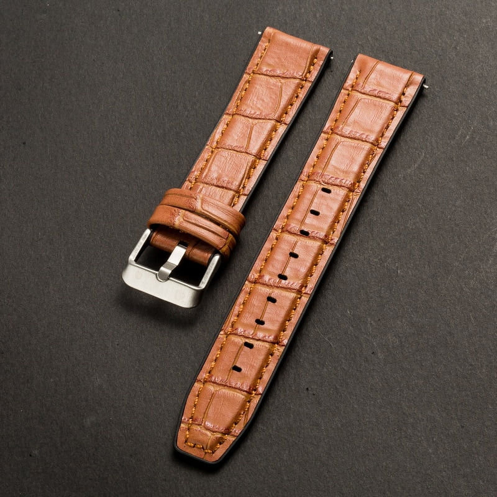 Universal Crocodile Skin pattern Watch Band Strap 22mm - Walmart.com