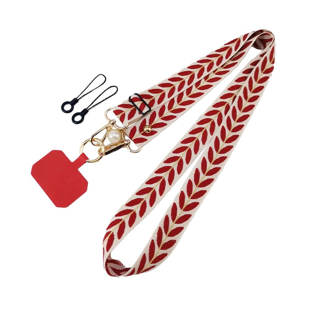 Universal Cross Body Nylon Patch Phone Lanyard Mobile Strap Ropes Phone ...