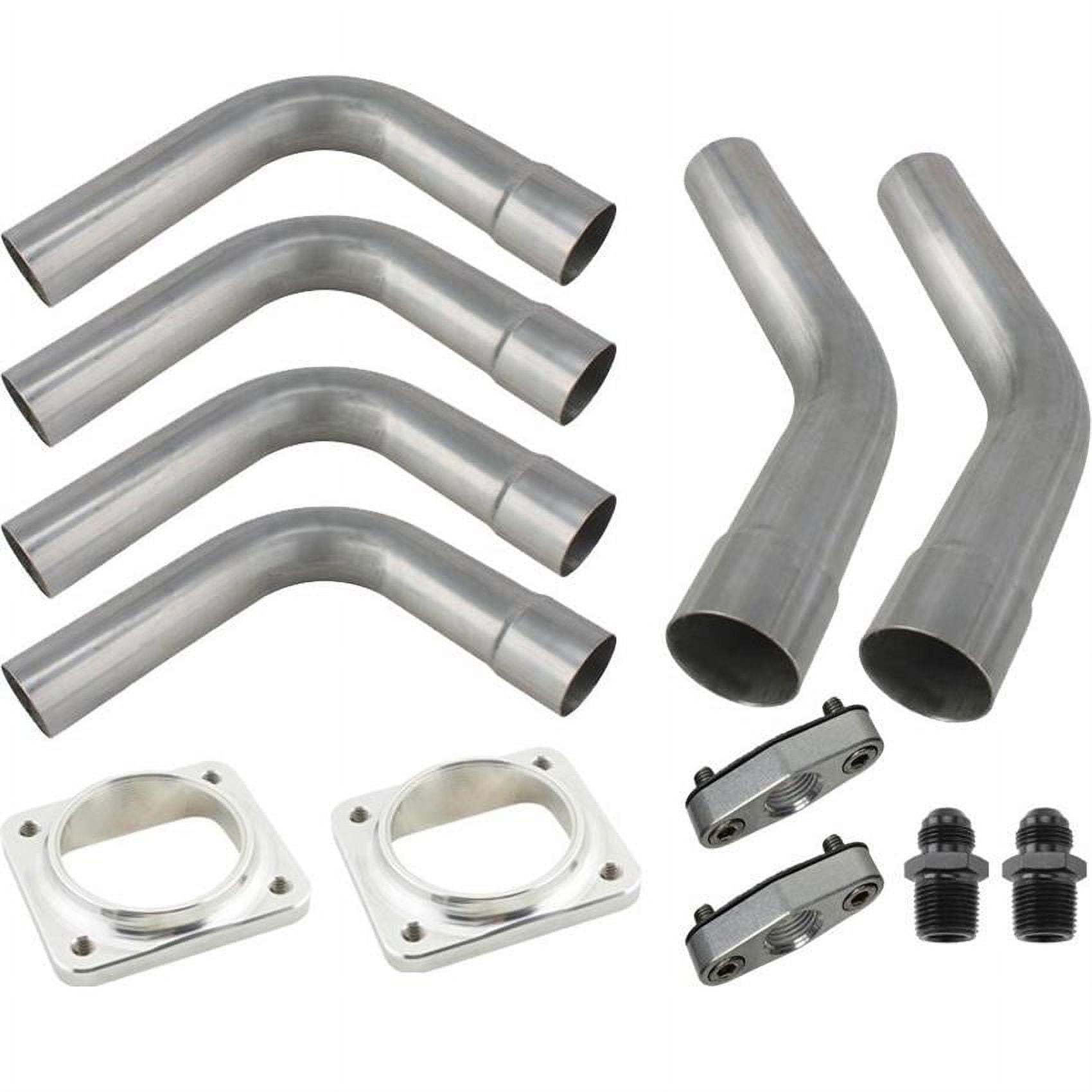 Universal/Custom T4 Twin Turbo Up-Pipe Hot Side Exhaust Kit - Walmart.com