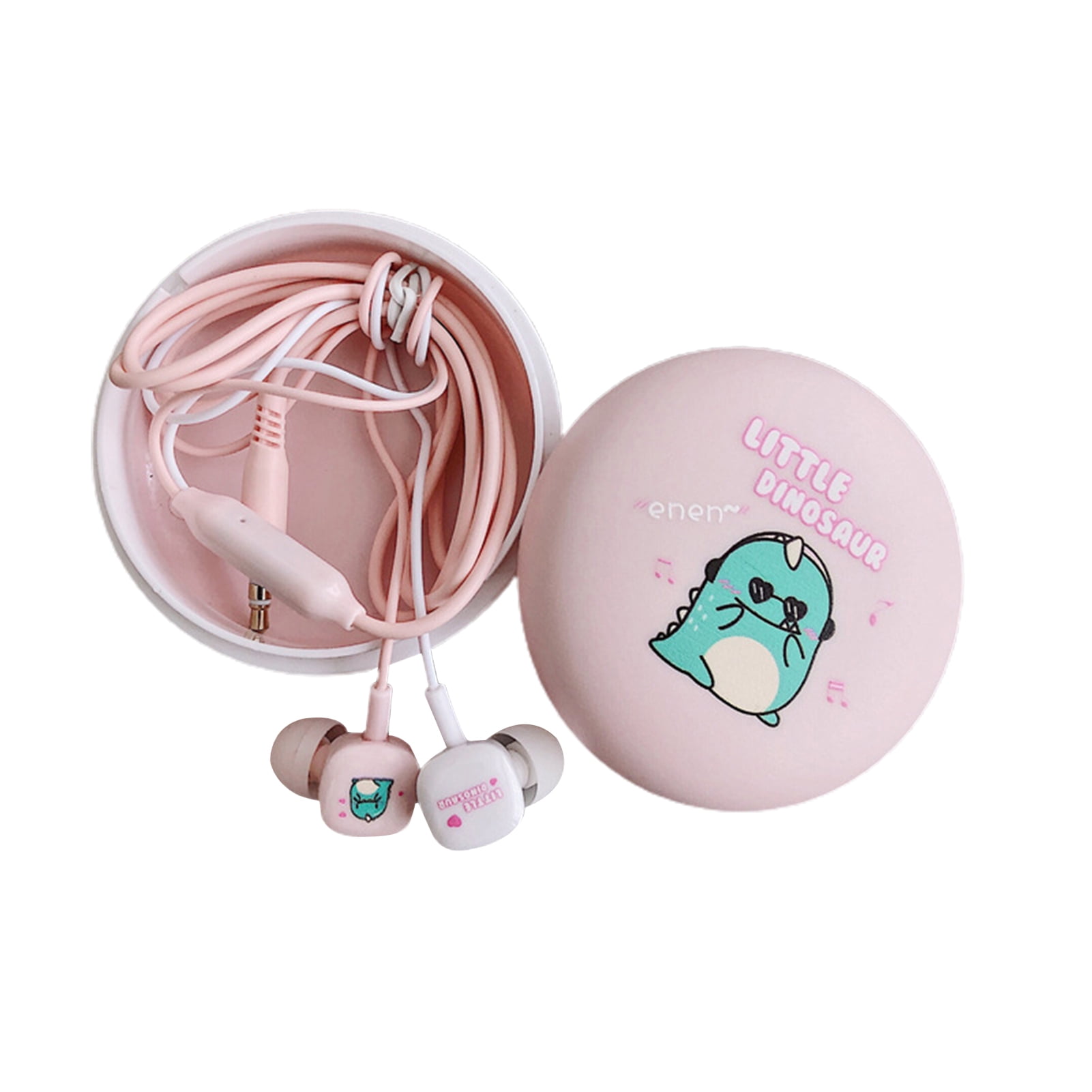 Universal Cute Cartoon Earbuds Bass In-Ear Wired Mic Earphone with ...
