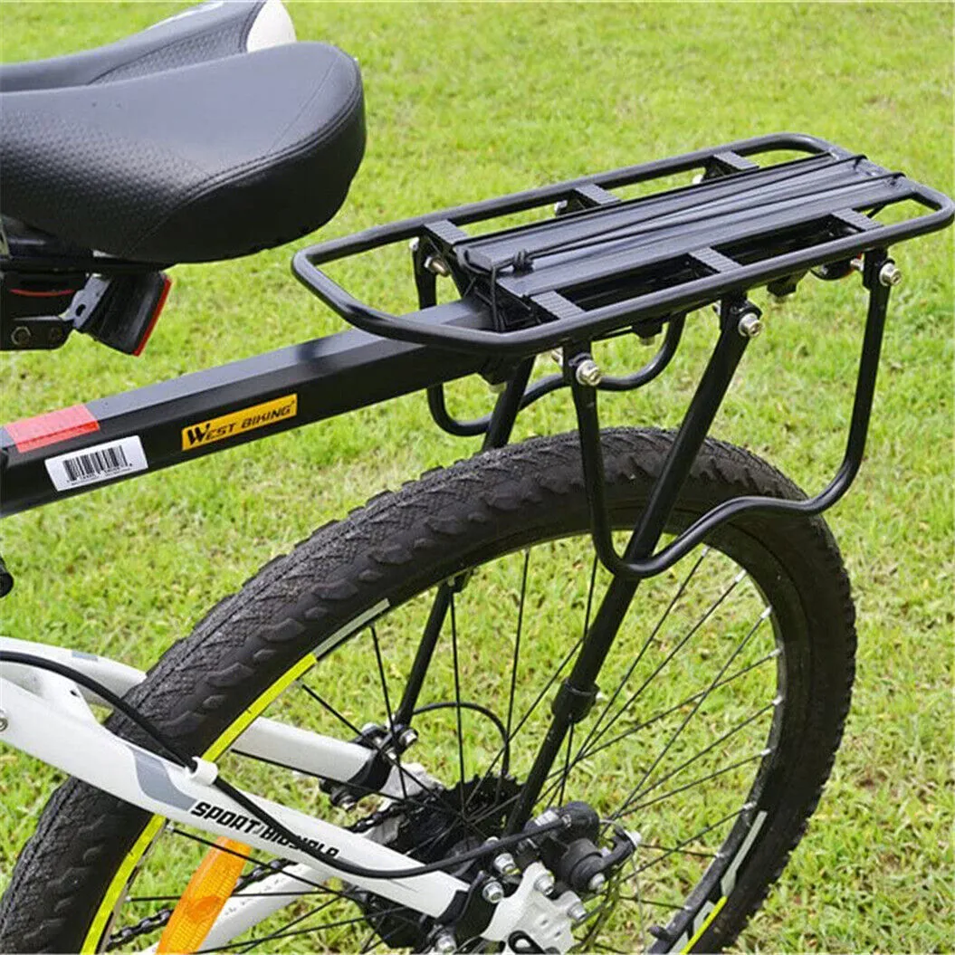 Universal Cycle Mountain Bike Rear Rack Adjustable Alloy Carrier Seat ...