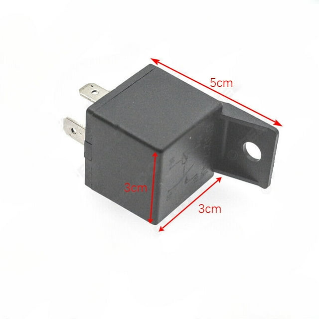 Universal DC 12V/24V 40A car 4-pin relay+4-pin plug wire 4-pin car ...